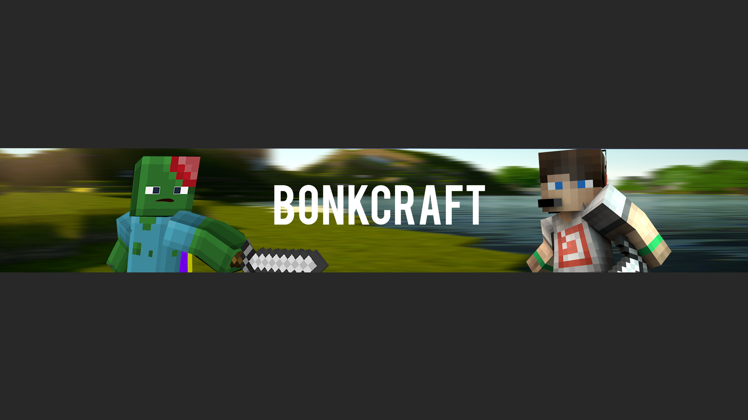 Minecraft Youtube Channel Art 2560x1440